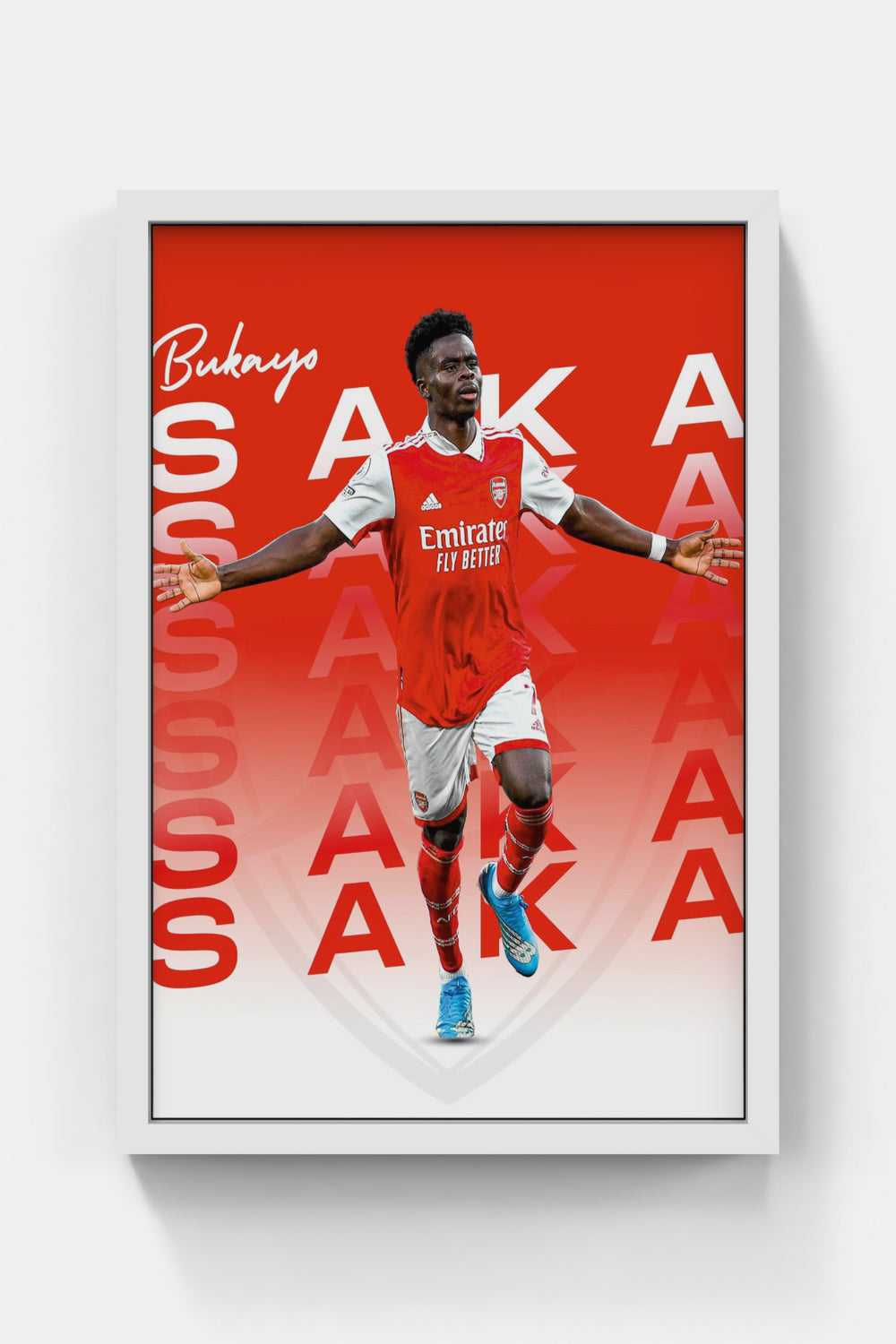 Plakat - Bukayo Saka style – Admen.dk