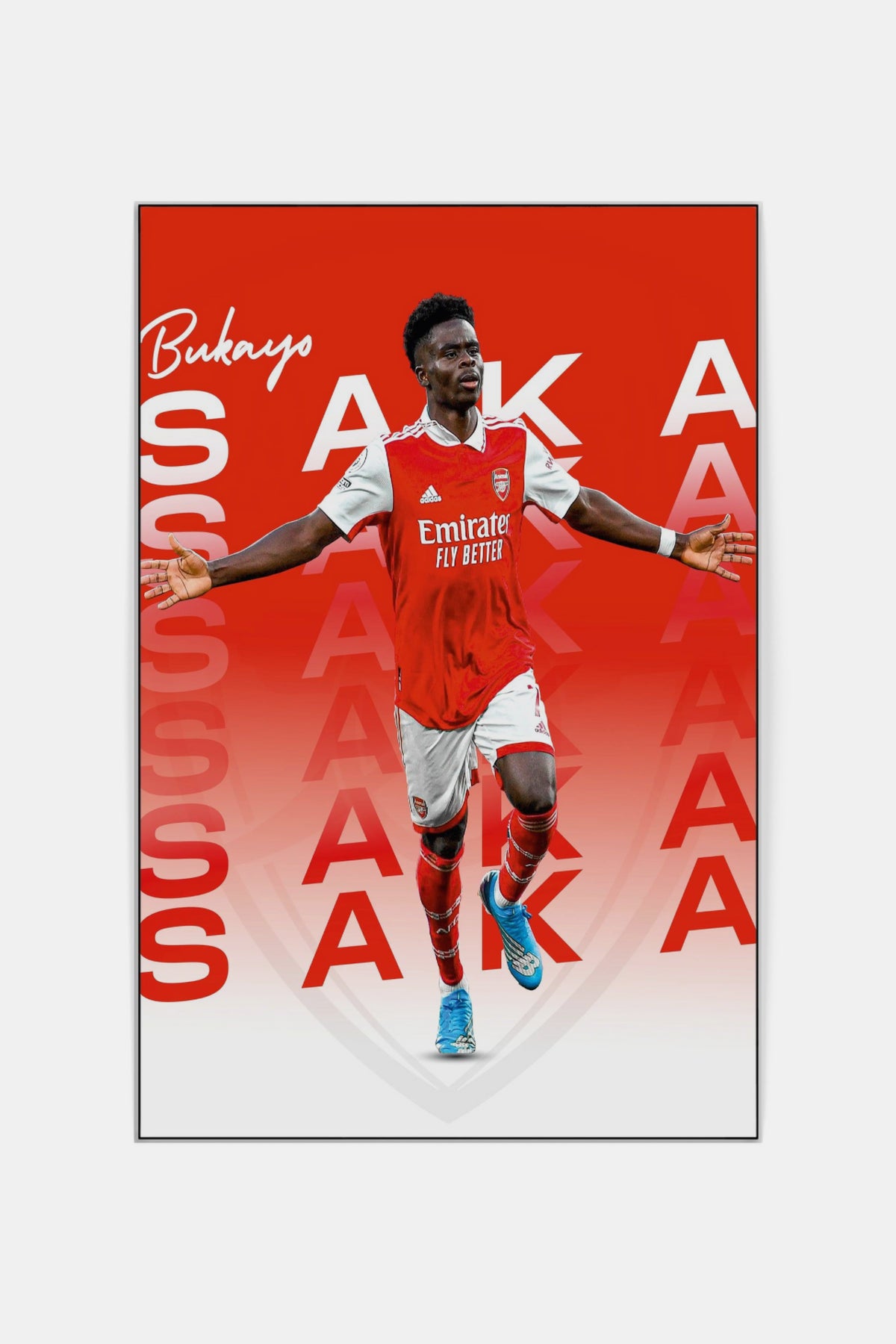Plakat - Bukayo Saka style – Admen.dk