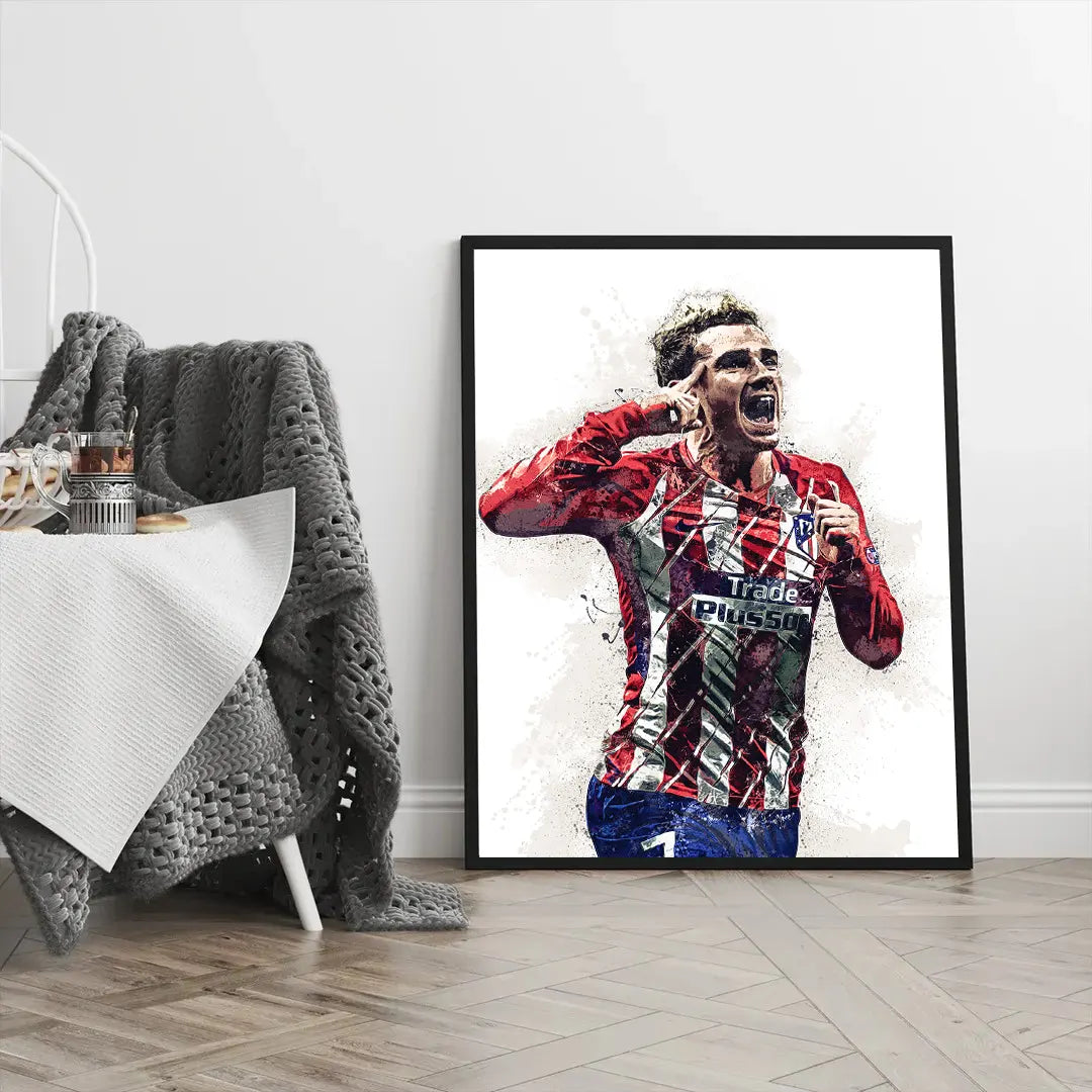 Plakat - Antoine Griezmann style – Admen.dk