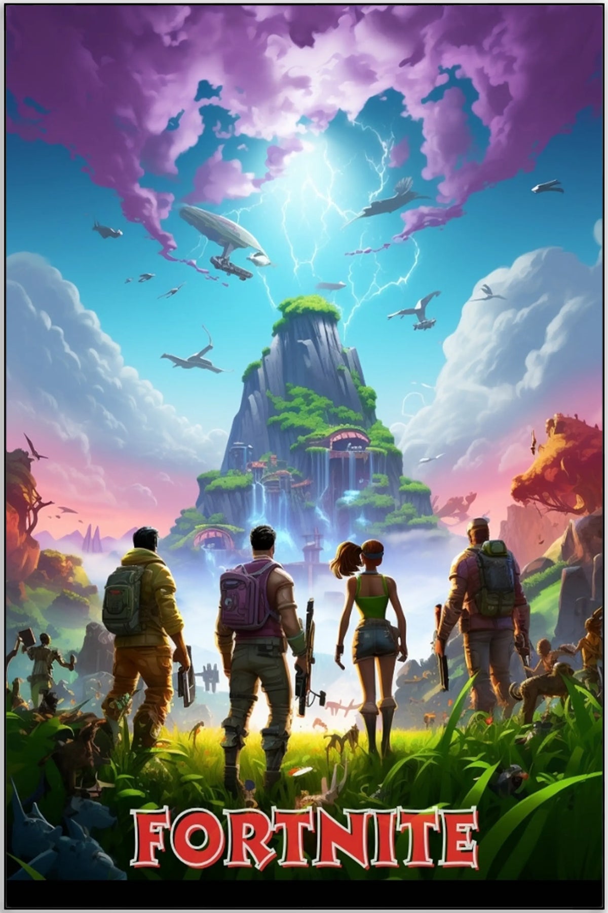 Plakat - Fortnite verden