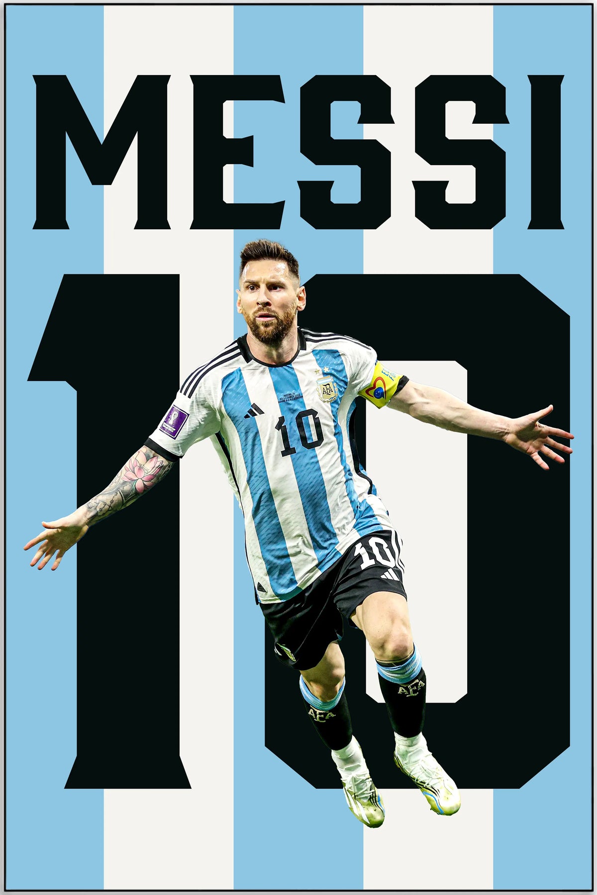 Plakat - Leo Messi 10