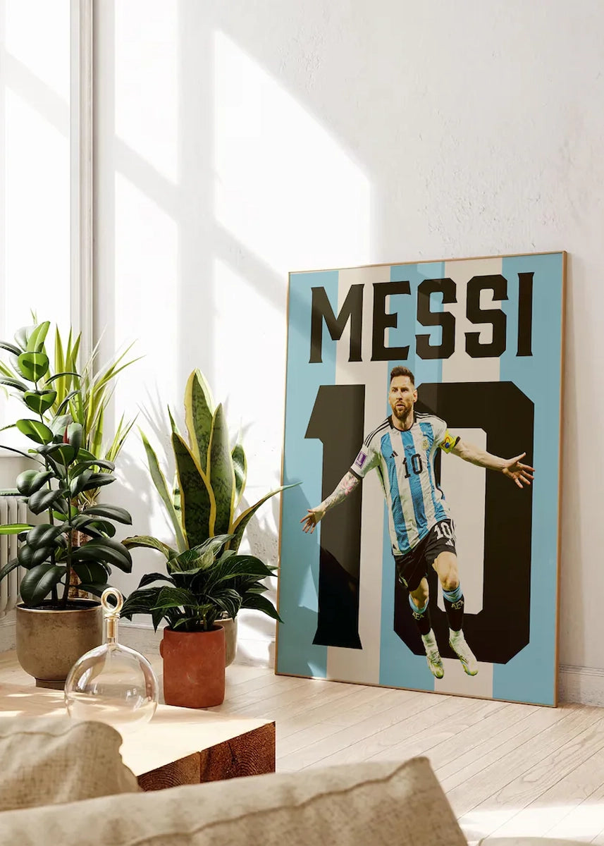 Plakat - Leo Messi 10 – Admen.dk