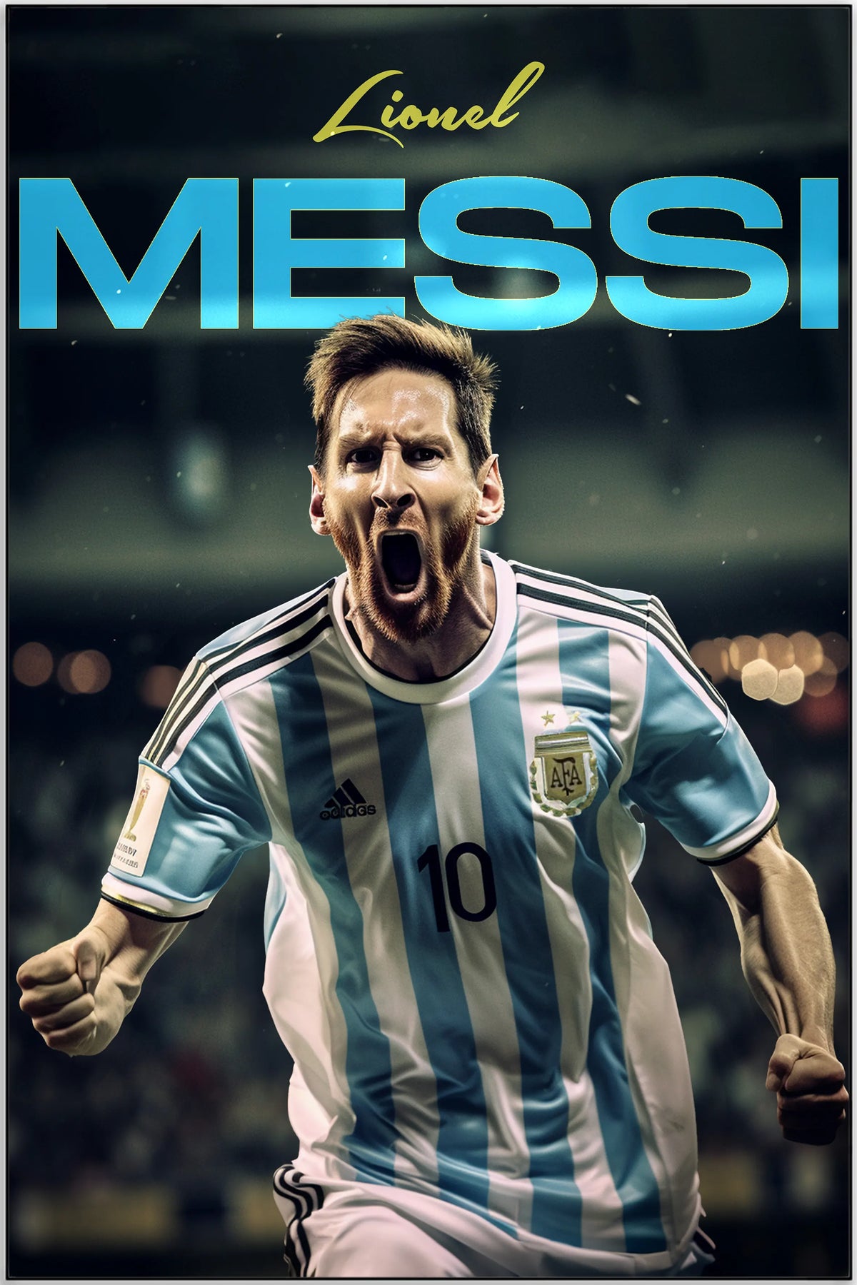 Plakat - Lionel Messi Argentina kunst