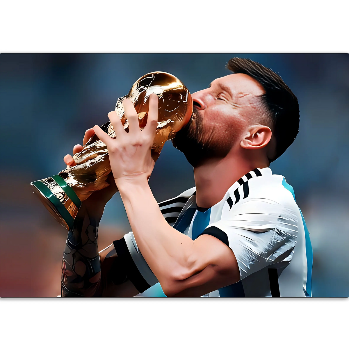 Plakat - Messi, VM og guld pokal