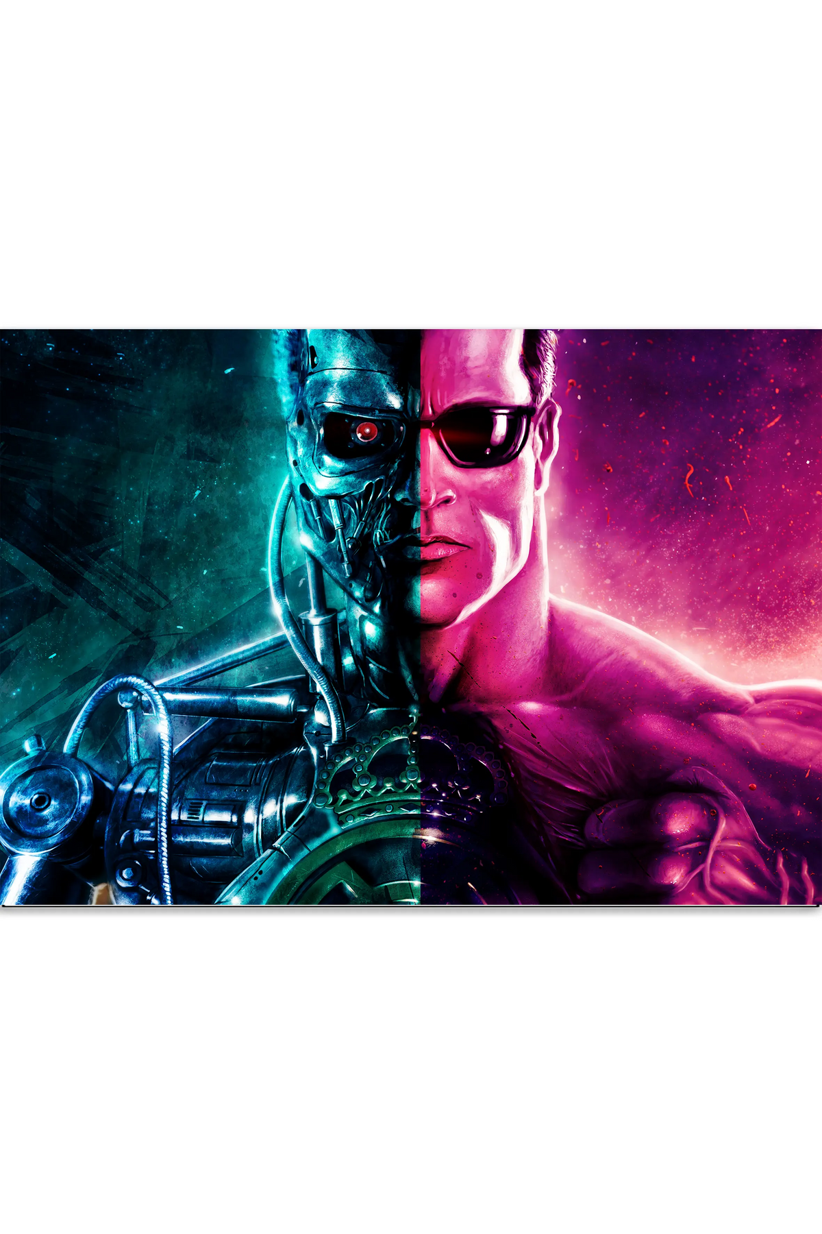 Plakat - The terminator i 3D