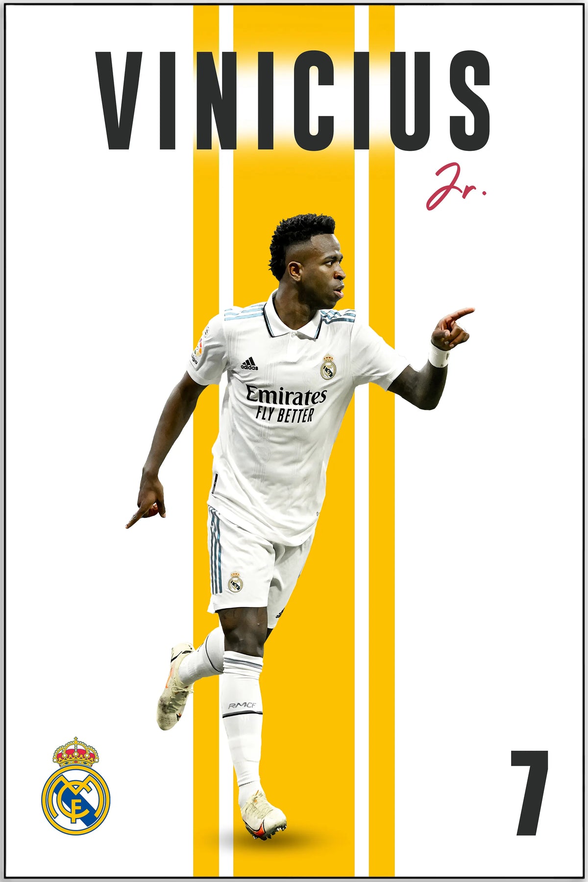 Plakat - Vinicius Jr. sejr kunst