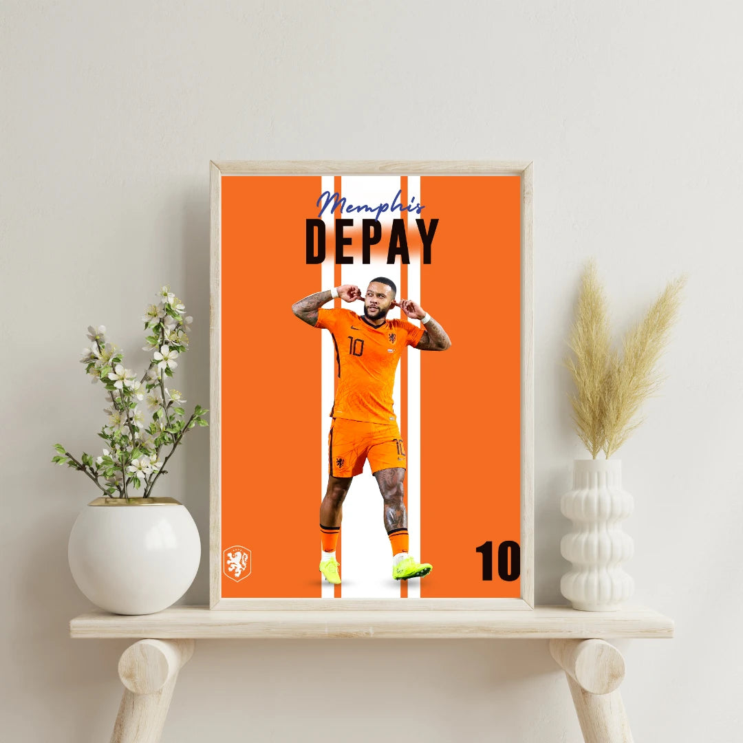 Plakat - Memphis Depay style – Admen.dk