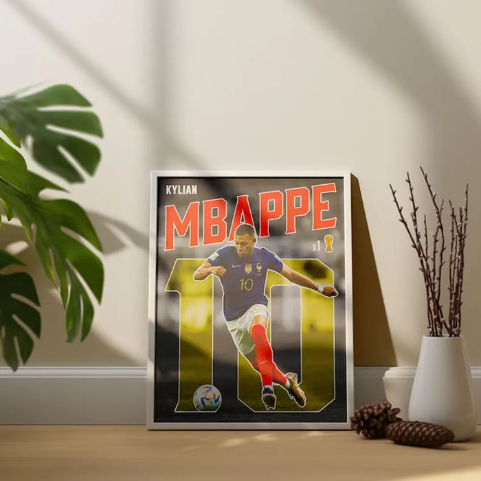 Plakat - Kylian Mbappe i fart