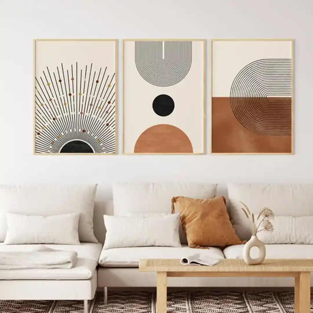 Plakat - Modern lines kunst – Admen.dk