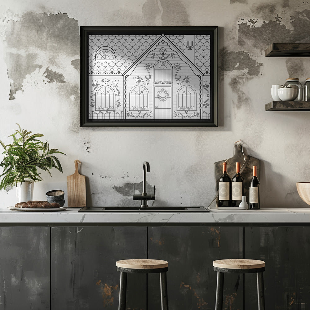 So very sweet home (coloring page) – Admen.dk