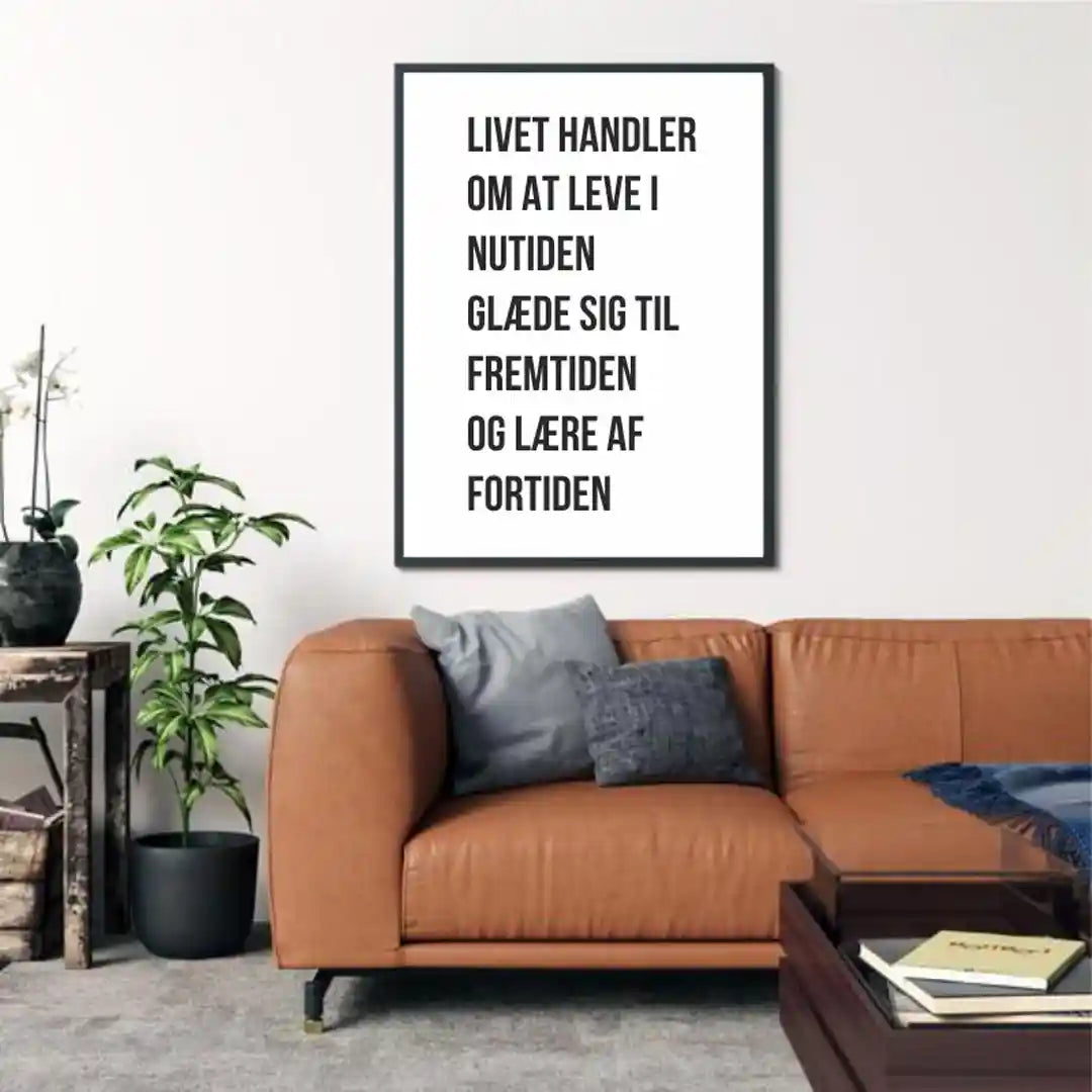 Poster - Life is about – Admen.dk